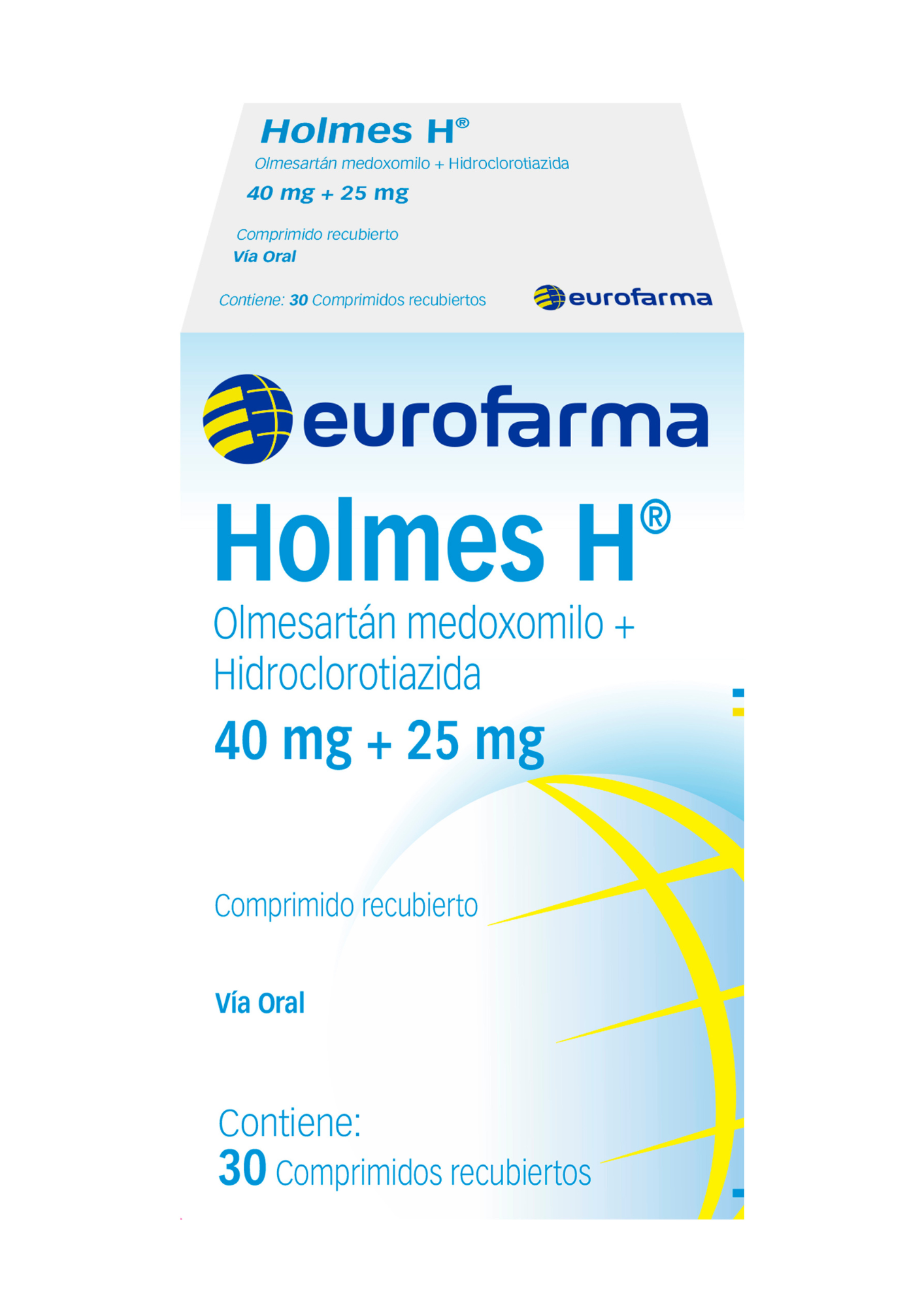Holmes H 40MG + 25MG - Eurofarma